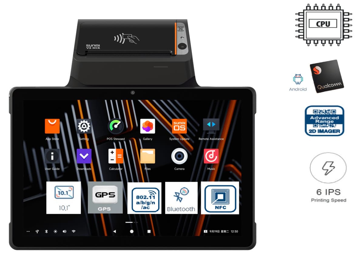 Máy POS SUNMI V3 MIX- Máy POS di động chất lượng cao