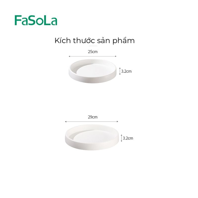 Đĩa đựng chai lọ hũ gia vị xoay 360 độ FSLPS-613 – FaSoLa