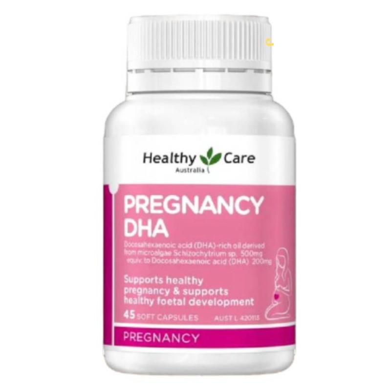 DHA cho bà bầu Pregnancy DHA Healthy Care 45 viên của Úc – Hebemart.vn