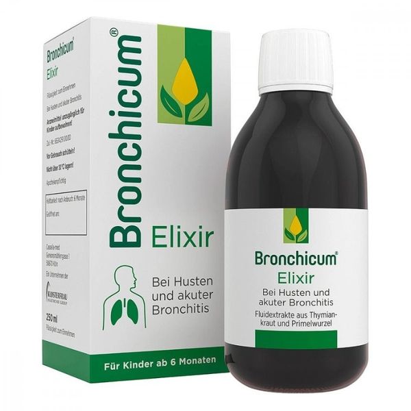 Siro Bronchicum Elixir trị ho và viêm phế quản 100ml Đức cho bé từ 6 t ...
