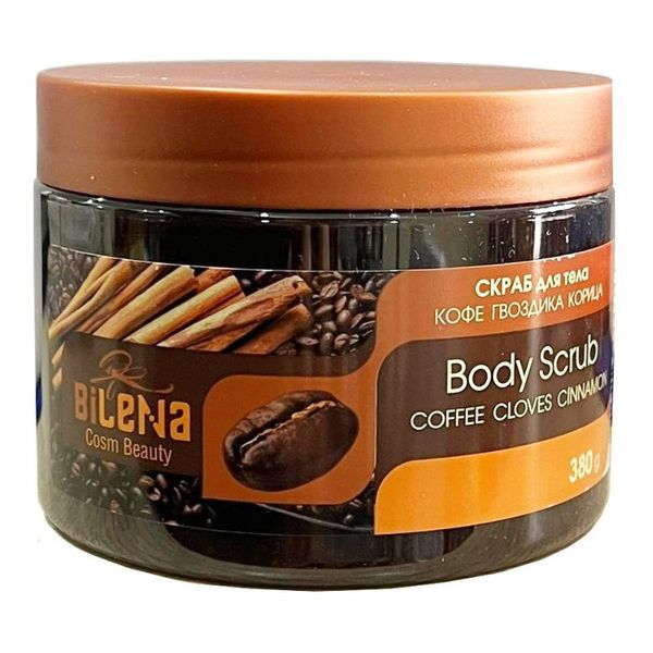 Tẩy da chết body quế hồi cafe Bilena của Nga 380g mẫu mới – Hebemart.vn