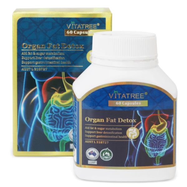 Viên uống thải độc mỡ nội tạng Vitatree Organ Fat Detox 60 viên Úc ...