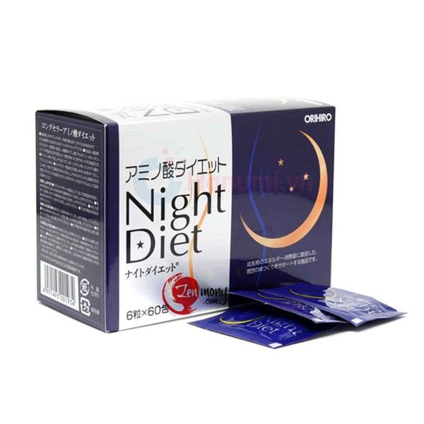 Viên uống giảm cân Night Diet Orihiro hộp 60 gói x 6 viên – Hebemart.vn