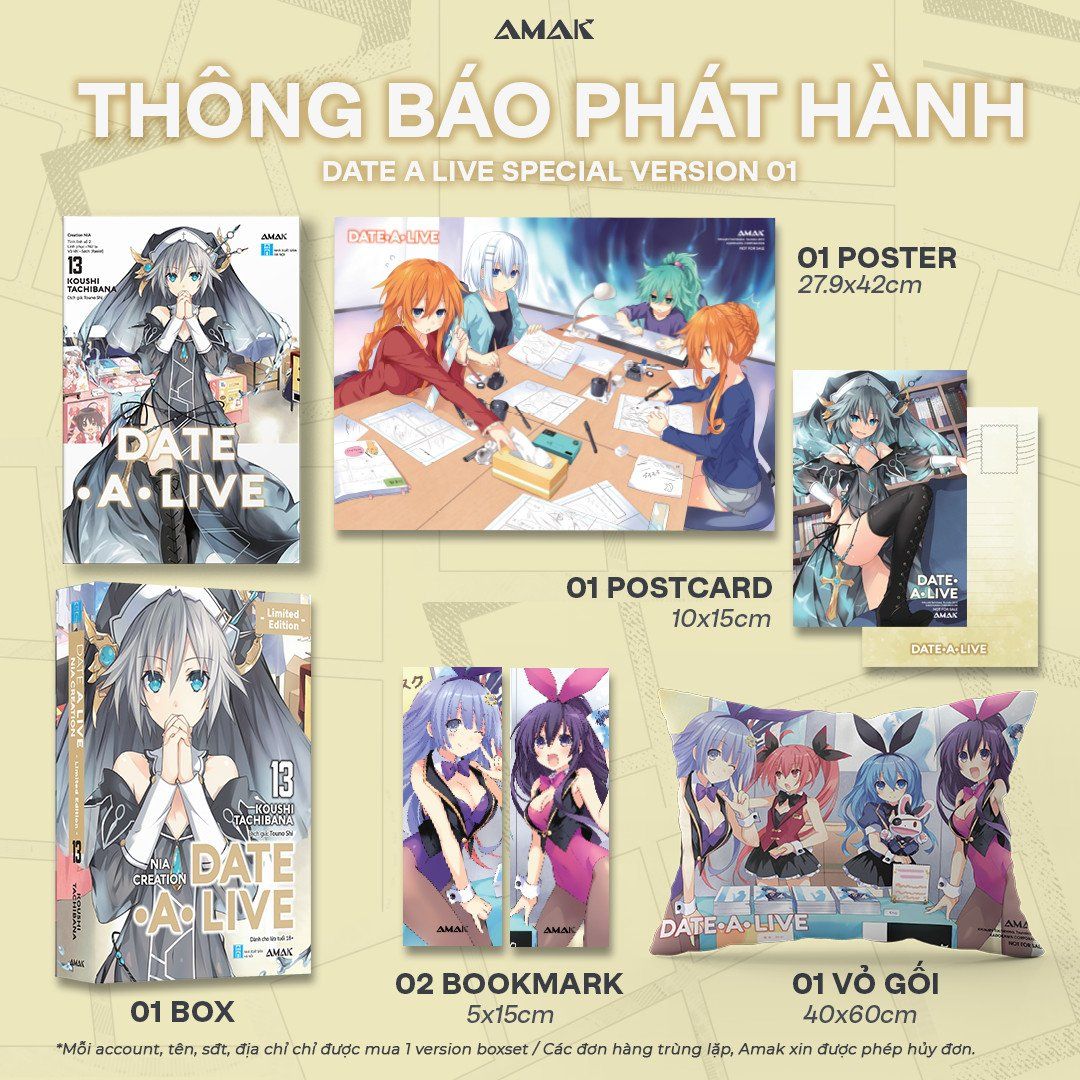 Date A Live - Tập 13 - NIA CREATION – AMAK Store