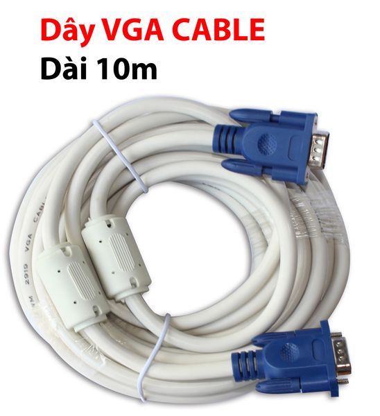 DÂY VGA CABLE 10M – Điện Máy Hào Kiệt