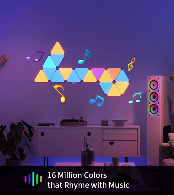 Đèn LED dán tường Yeelight Smart RGB Light Panels Starter Kit ...