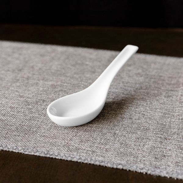 Thìa sứ (muỗng sứ) dài 14,6cm sứ trắng | Art Stage 4257L - 91830 ...