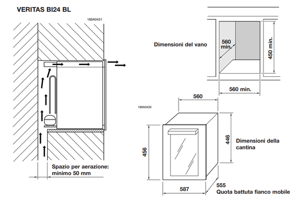 Tủ Rượu Elica VERITAS BI24