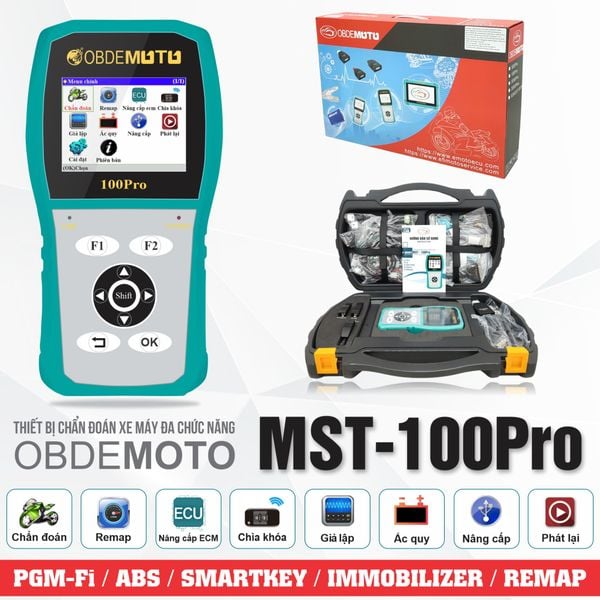 Máy đọc lỗi xe máy MST100 Pro Phiên bản V13.00 - 2024 - Minh Phong Auto