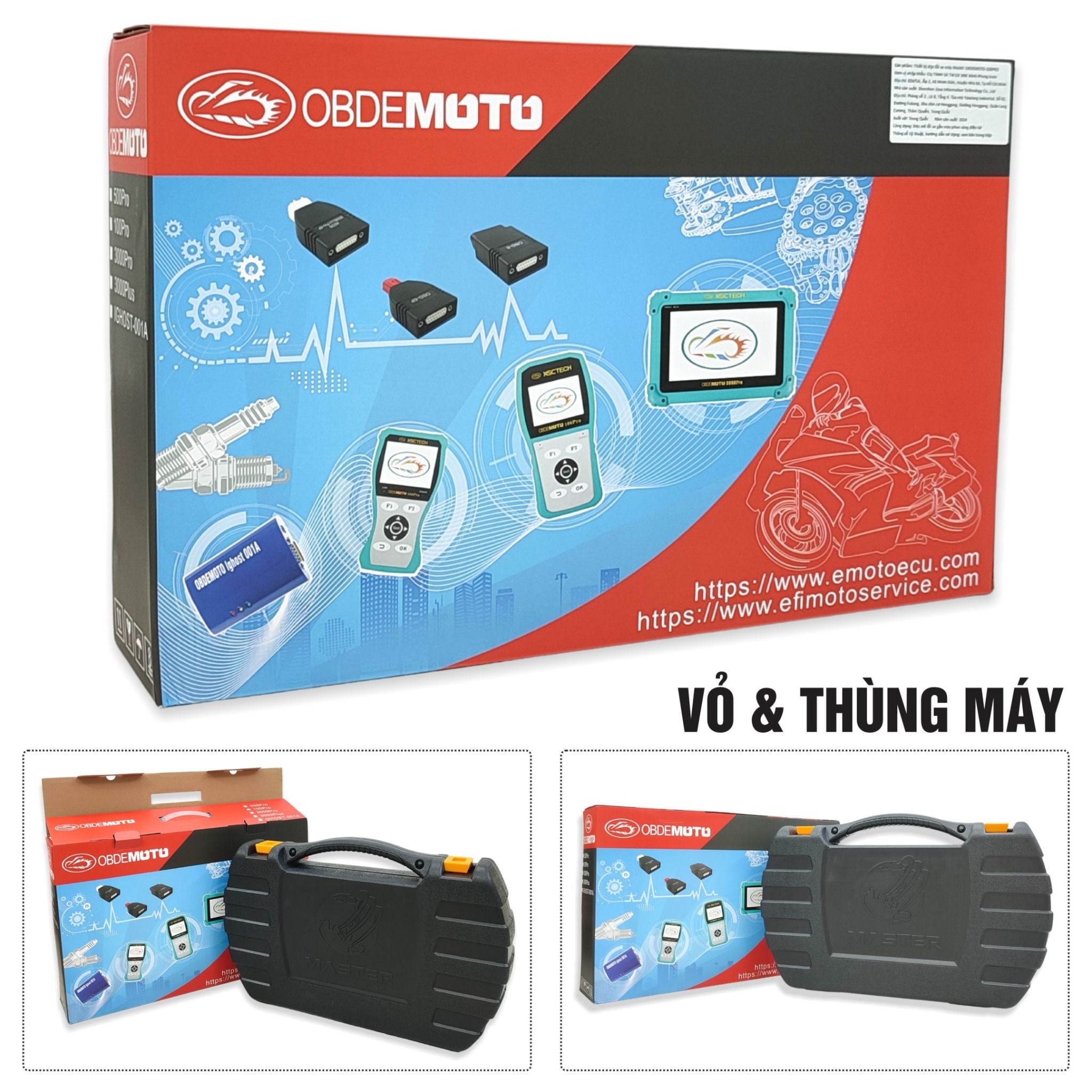 Máy đọc lỗi xe máy MST100 Pro Phiên bản V13.00 - 2024 - Minh Phong Auto