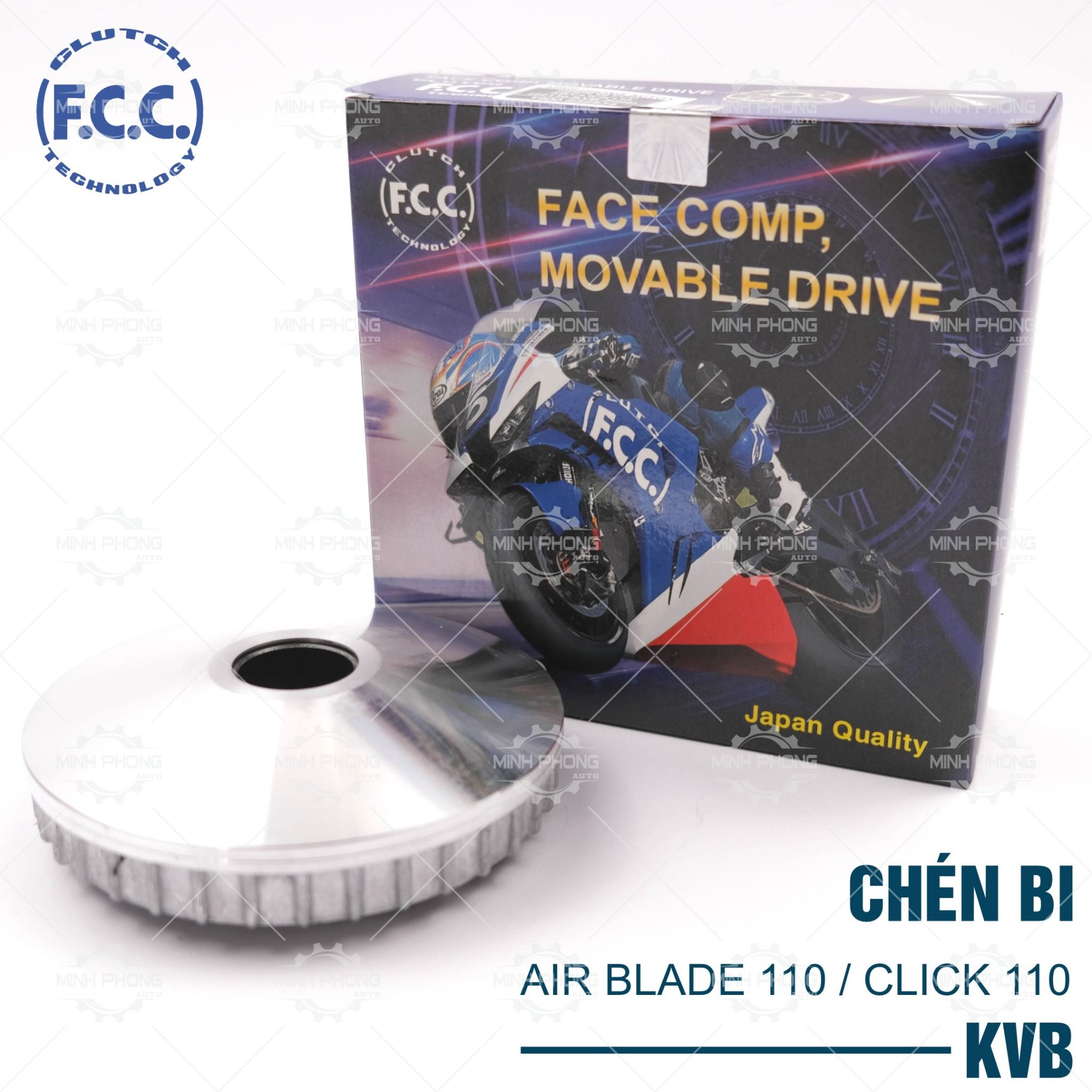 Chén bi FCC AB 110 / CLICK 110 ( KVB ) - Minh Phong Auto