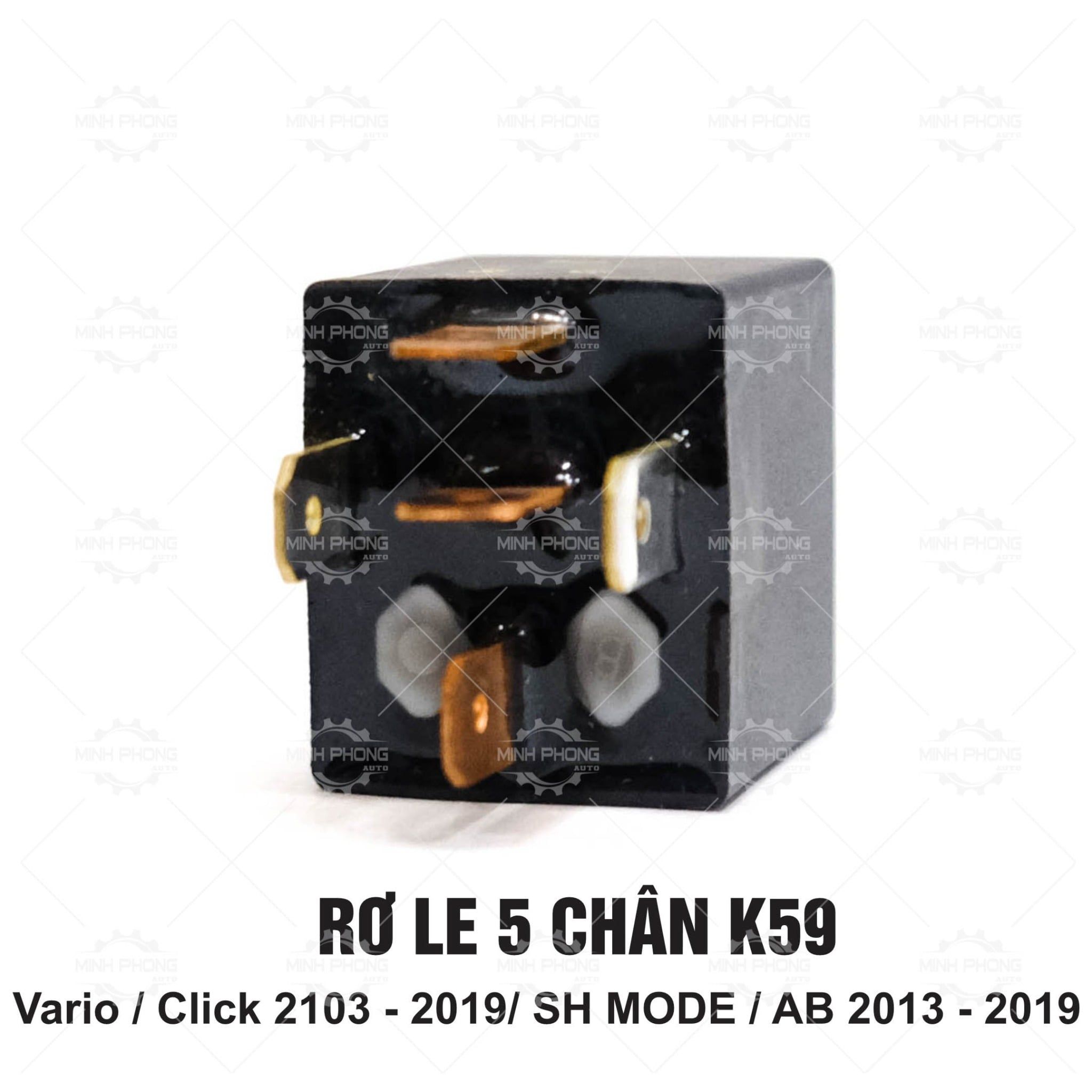 Rờ le đề 5 chân ZIN Honda (38502-K59-A11) / Relay xe máy - Minh Phong Auto