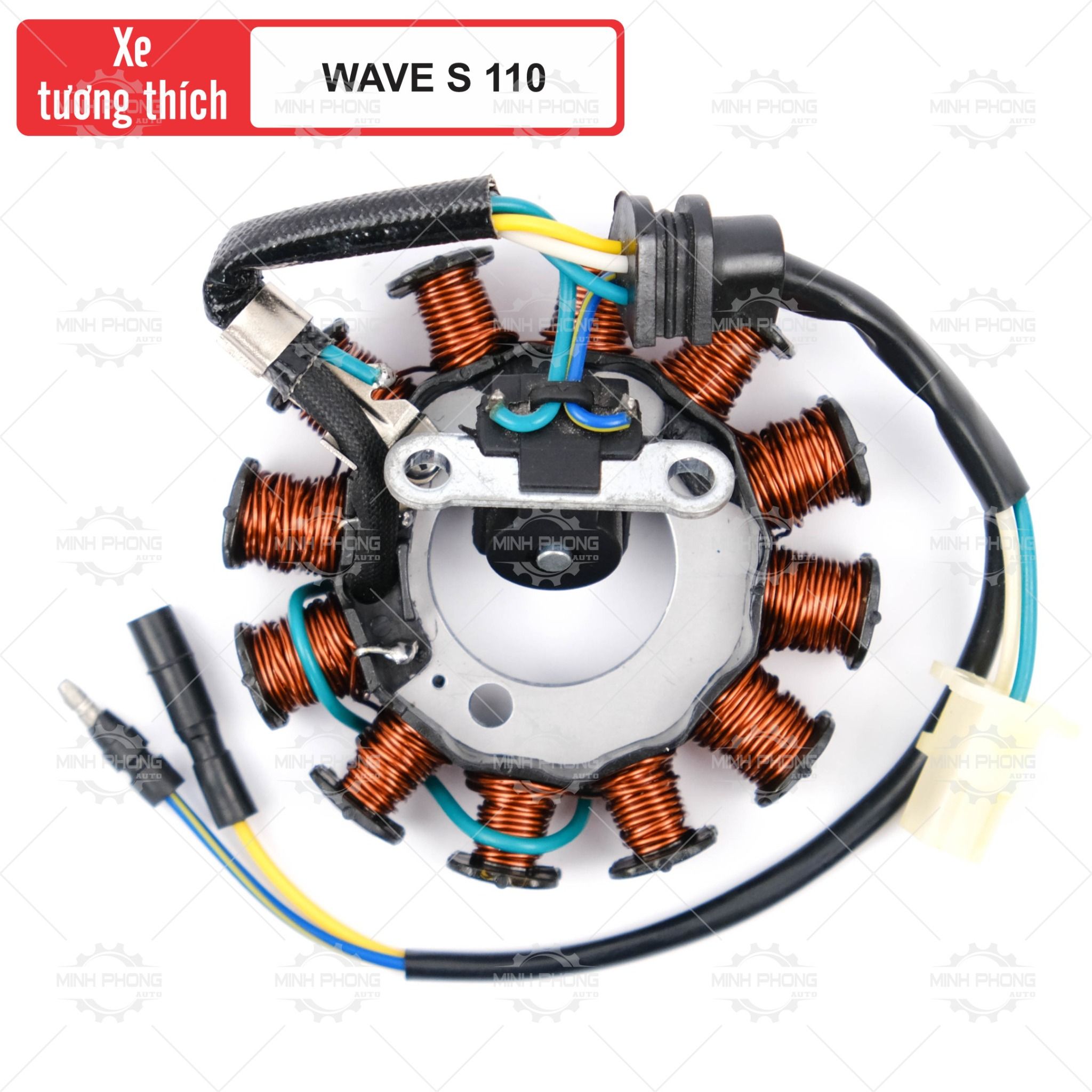 Cuộn điện (Mâm lửa) WAVE S110 - Minh Phong Auto