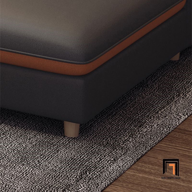 Bộ ghế sofa góc chữ L GT118 Vernon 2m4 x 1m6 da công nghiệp – Nội thất Linco Sài Gòn