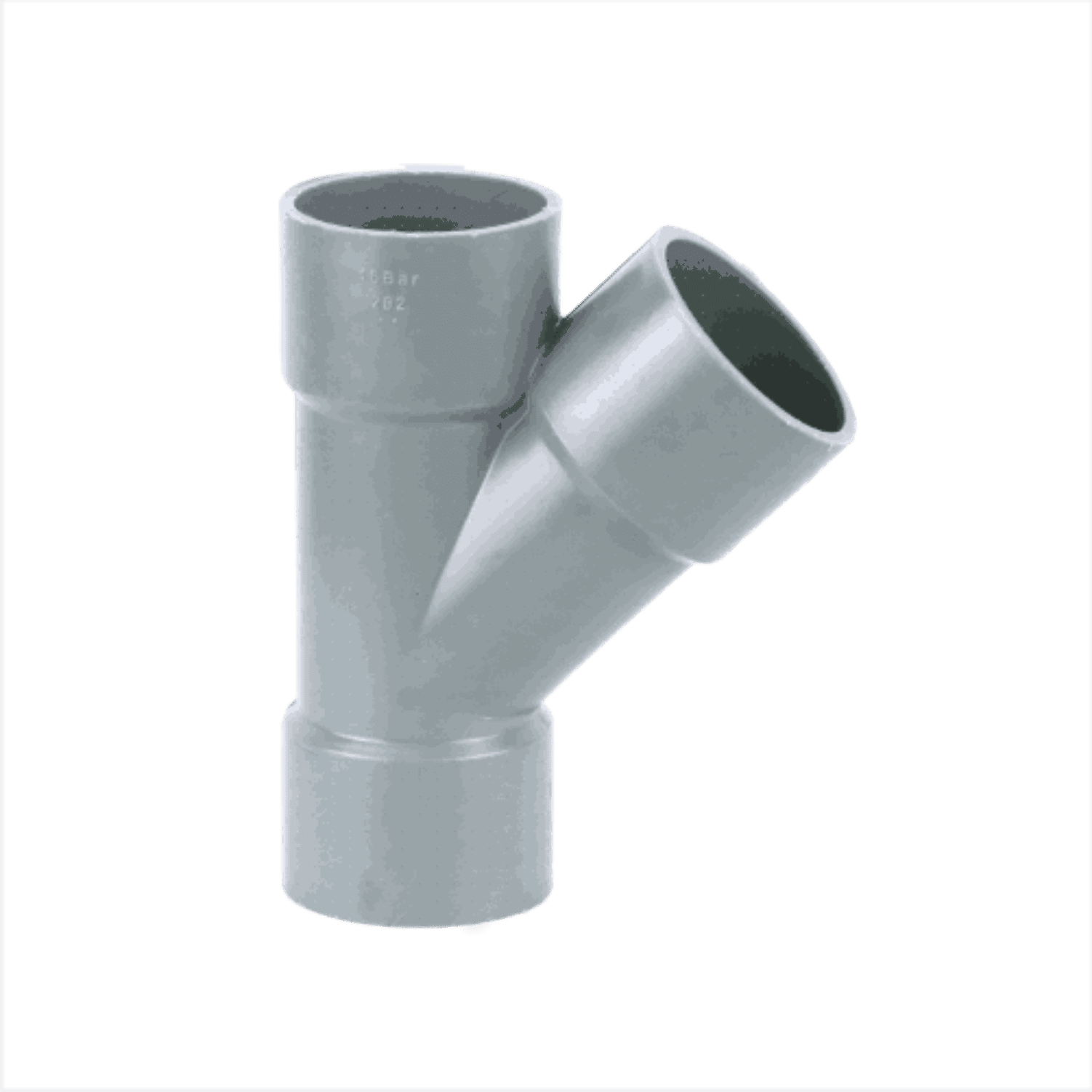 Ba chạc 45 độ phun uPVC DN90 (T-10) – Ống nhựa Á Châu