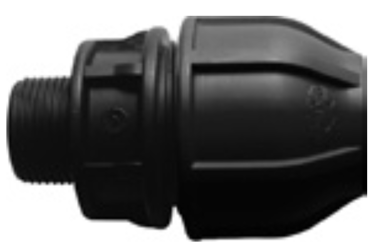 Khâu nối ren ngoài PE DN63-2.1/2'' PN16 – Ống nhựa Á Châu