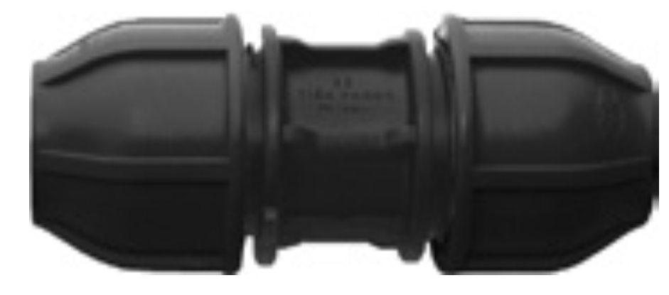 Đầu nối thẳng PE phun DN63 PN16 – Ống nhựa Á Châu