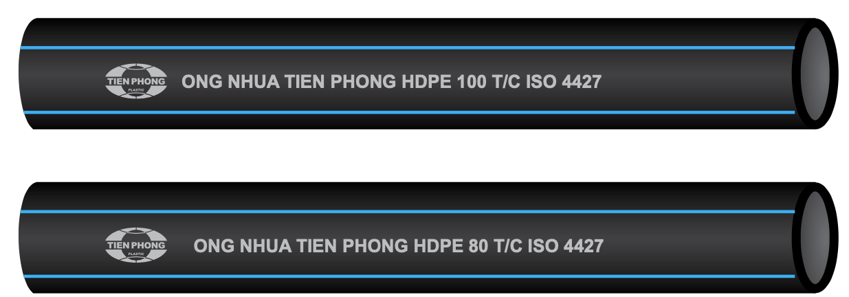 Ống nhựa HDPE PE100 DN200 PN6 Dầy 7.7mm – Ống nhựa Á Châu