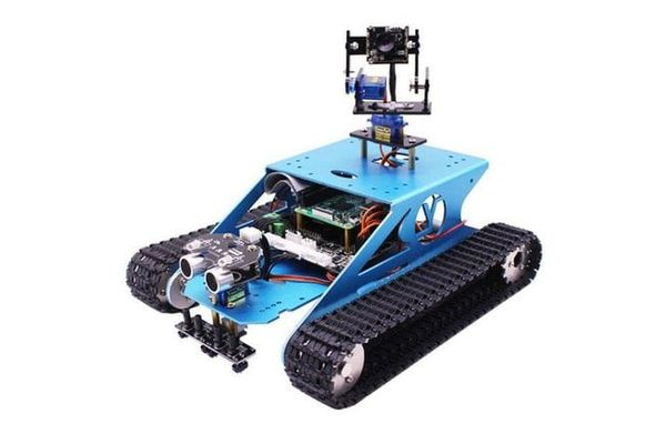 Tank Robot Kit with AI Vision for Raspberry Pi