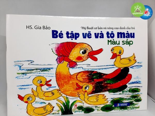 Bé tập vẽ và tô màu - Màu sáp Khám Phá Nguồn Tri Thức Bất Tận