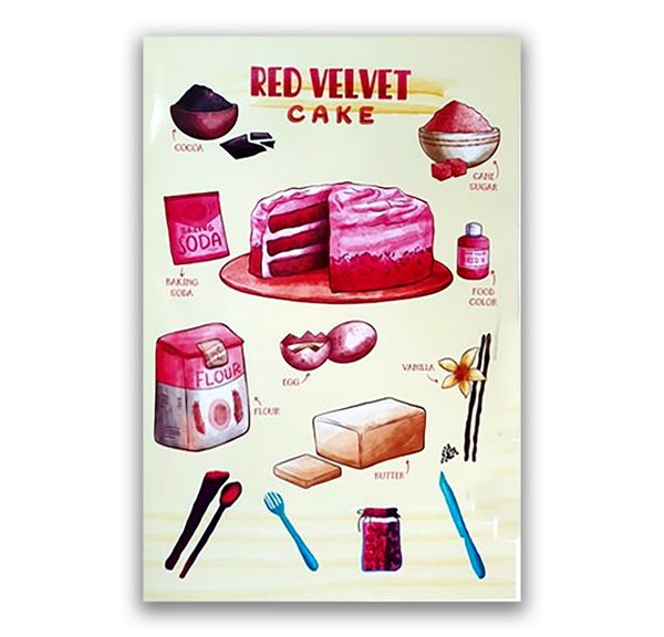 Sổ Notebook ghi chép - RED VELVET CAKE Khám Phá Nguồn Tri Thức Bất Tận
