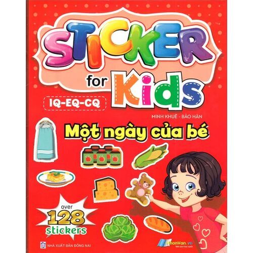 Hình Dán Sticker For Kids - Một Ngày Của Bé- Over 128 Stickers Khám Phá ...