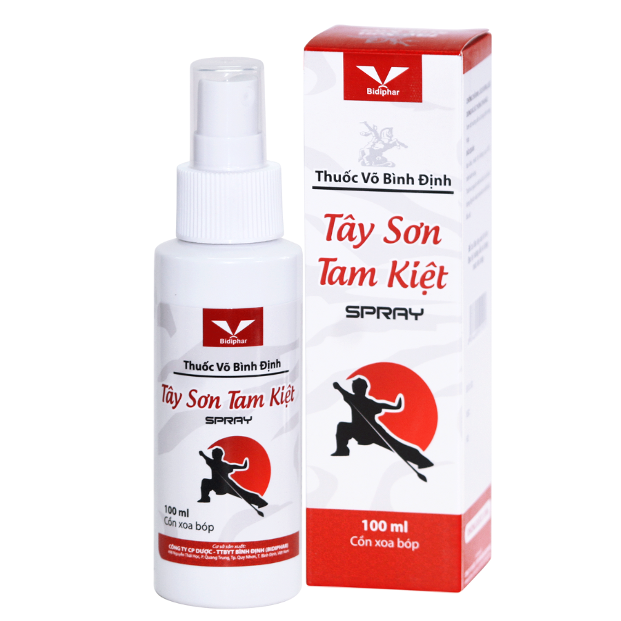 THUỐC VÕ BÌNH ĐỊNH - Tây Sơn Tam Kiệt Spray – BIDIPHAR