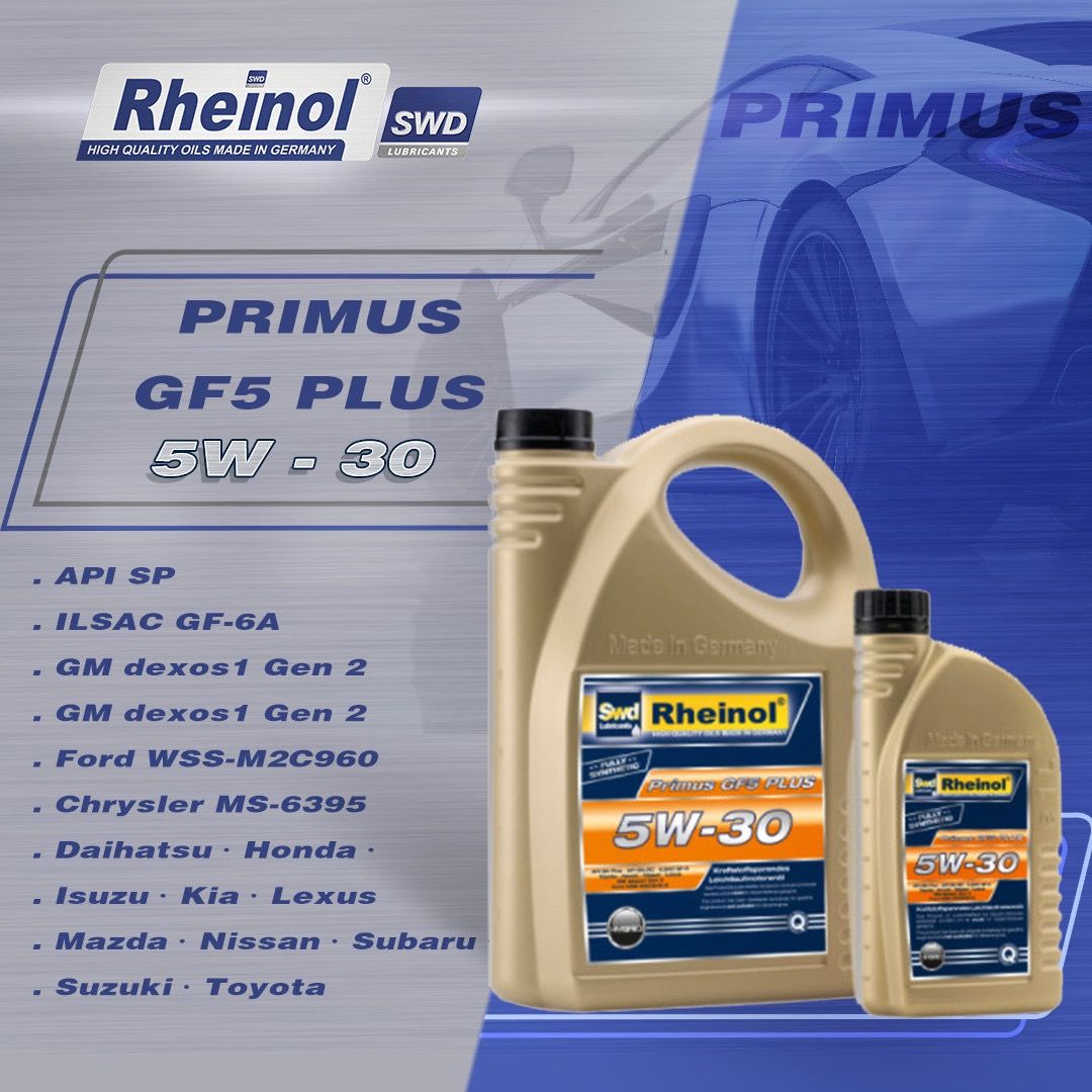 Dầu Nhớt Đức Rheinol Primus PLUS 5W30 (API SP / ILSAC GF6A) – RHEINOL