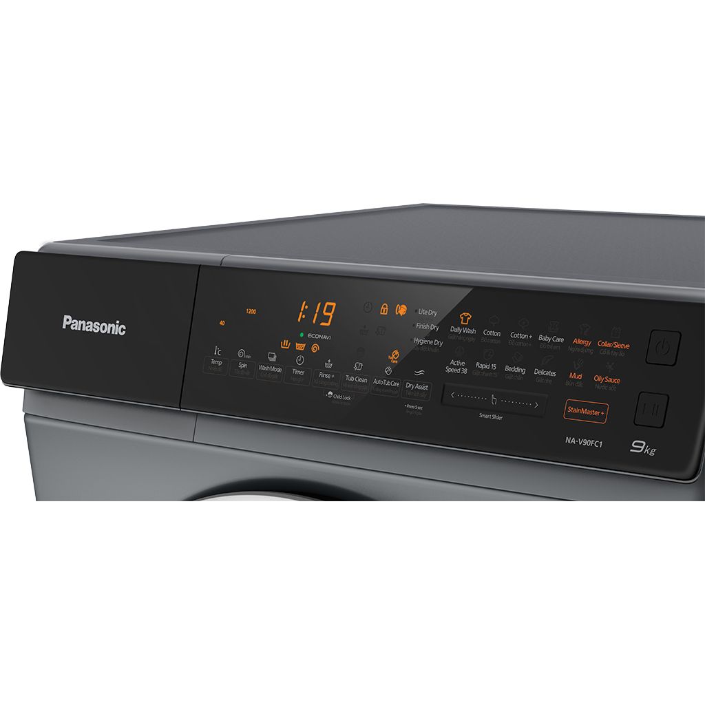 Máy giặt Panasonic Inverter 9 kg NA-V90FC1LVT l Giá rẻ , chính hãng – Điện máy Chuyên Quyên