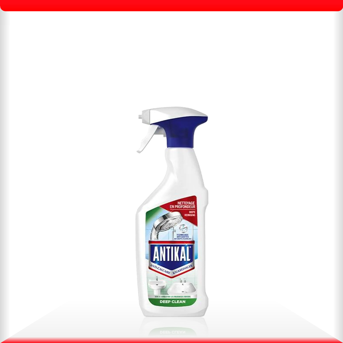 Xịt tẩy cặn canxi thiết bị phòng tắm đa năng Antikal Deep Clean - Chai ...