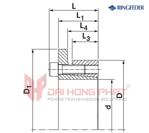 Khớp Khóa Trục Ringfeder RfN 7012 - Locking Assembly