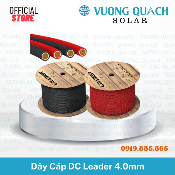 Dây cáp DC Leader 4.0 mm2 | VUONG QUACH SOLAR | 00934951169 – VƯƠNG ...