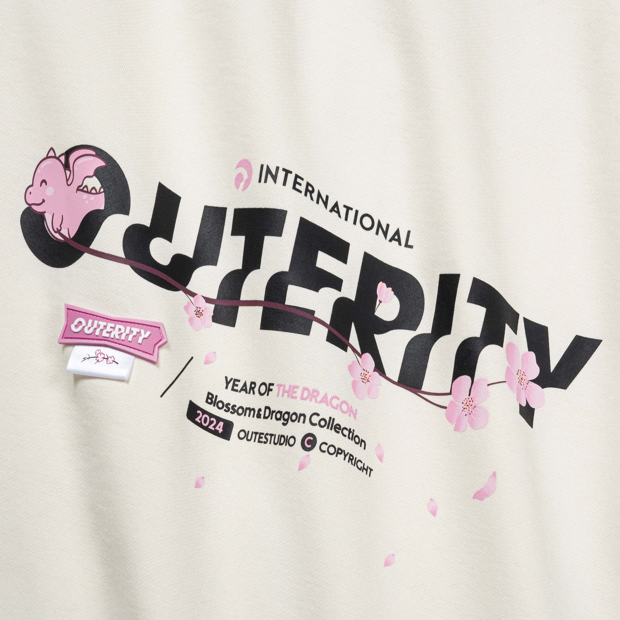 Outerity Dragon Hoodie Double Zip / Cannoli Cream