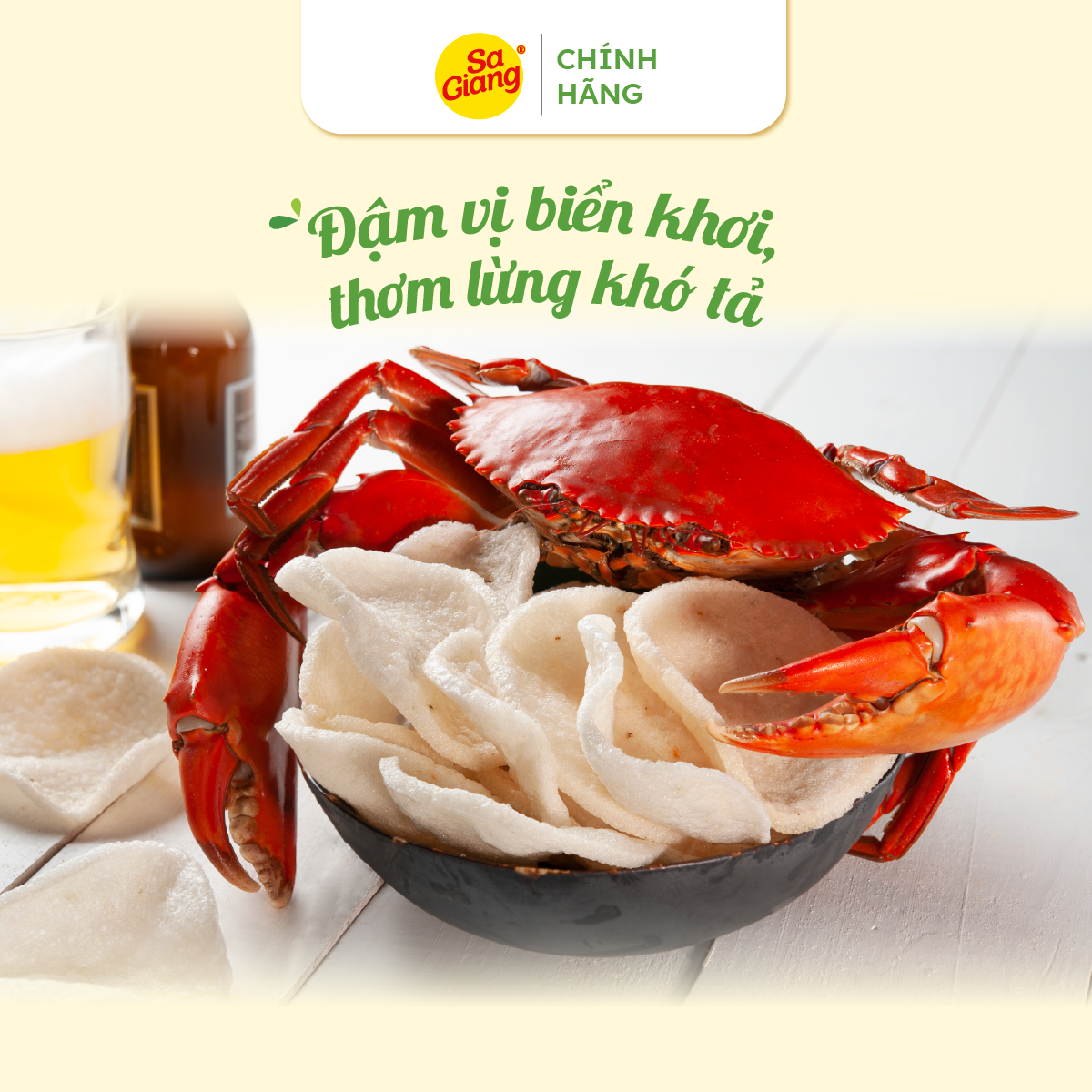 [SA GIANG] - Combo 5 Bánh Phồng CUA Đặc Biệt – Sa Giang