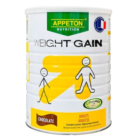Sữa Appeton Weight Gain Cho Người Lớn Hương Vani, Chocolate 900g, 450g – Giá Sỉ Đây