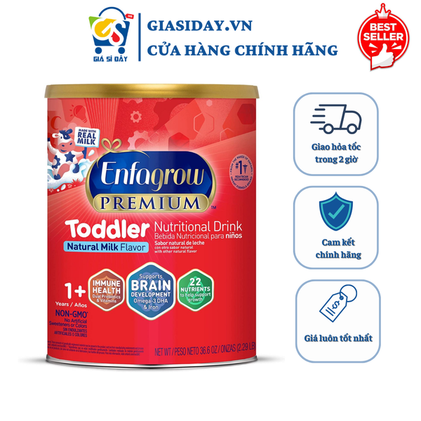 Sữa Enfagrow Premium Toddler 1.04kg,907g (1-3Y)- Sữa Bột Công Thức – Giá Sỉ Đây