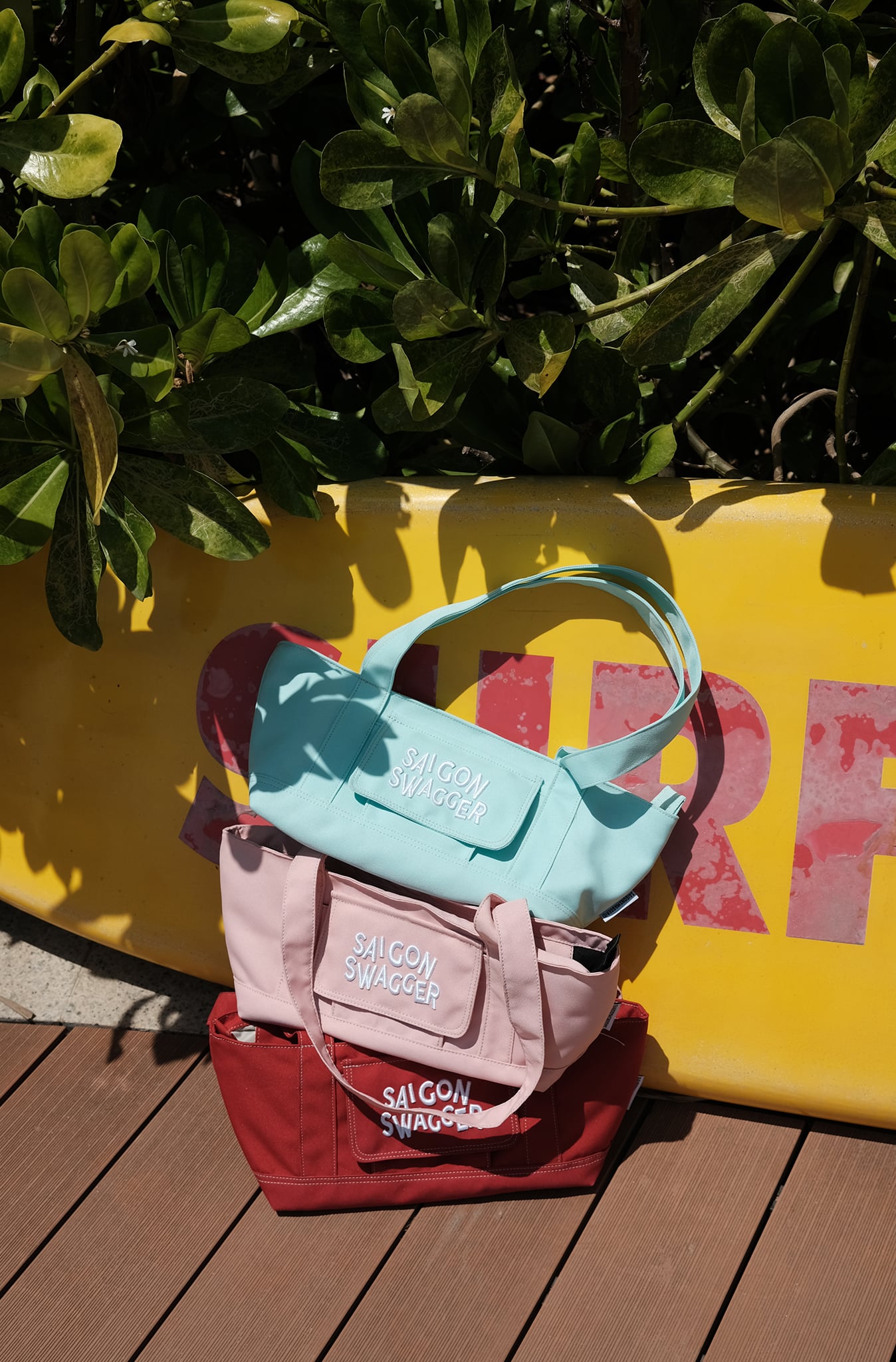 SGS STRIPE TOTE BAG – SAIGONSWAGGER