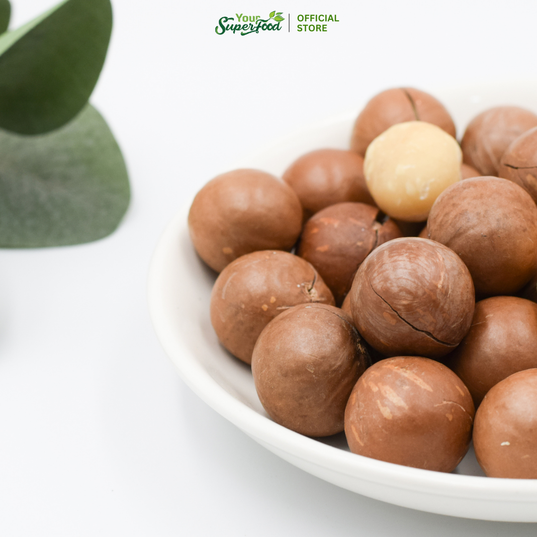 Macca Úc (Thượng hạng) (Nứt vỏ) (360g) – Your Superfood