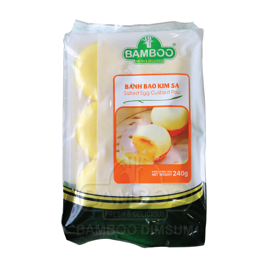 BÁNH BAO KIM SA BAMBOO 40G (240G) – Cửa Hàng Thực phẩm Đông Lạnh Bonzon