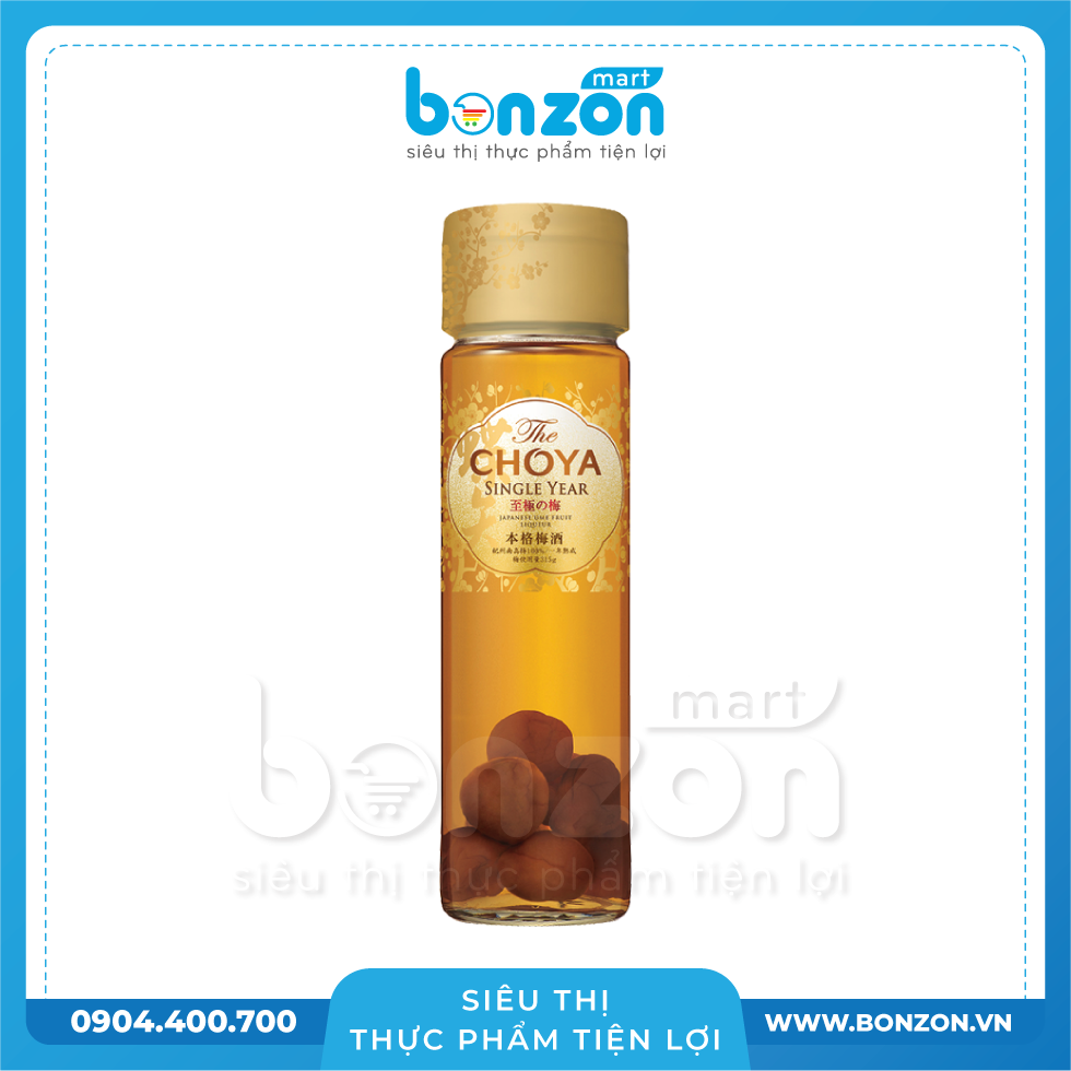 RƯỢU THE CHOYA GOLDEN UME FRUIT NHẬT 15% (650ML) – BONZON - Siêu Thị Thực Phẩm Tiện Lợi
