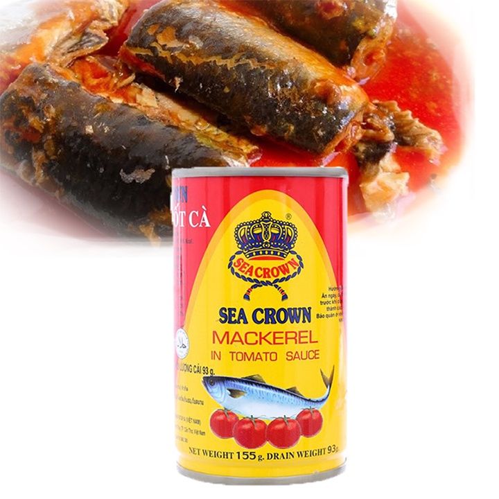 CÁ NỤC SỐT CÀ SEA CROWN (155G) – BONZON - Siêu Thị Thực Phẩm Tiện Lợi