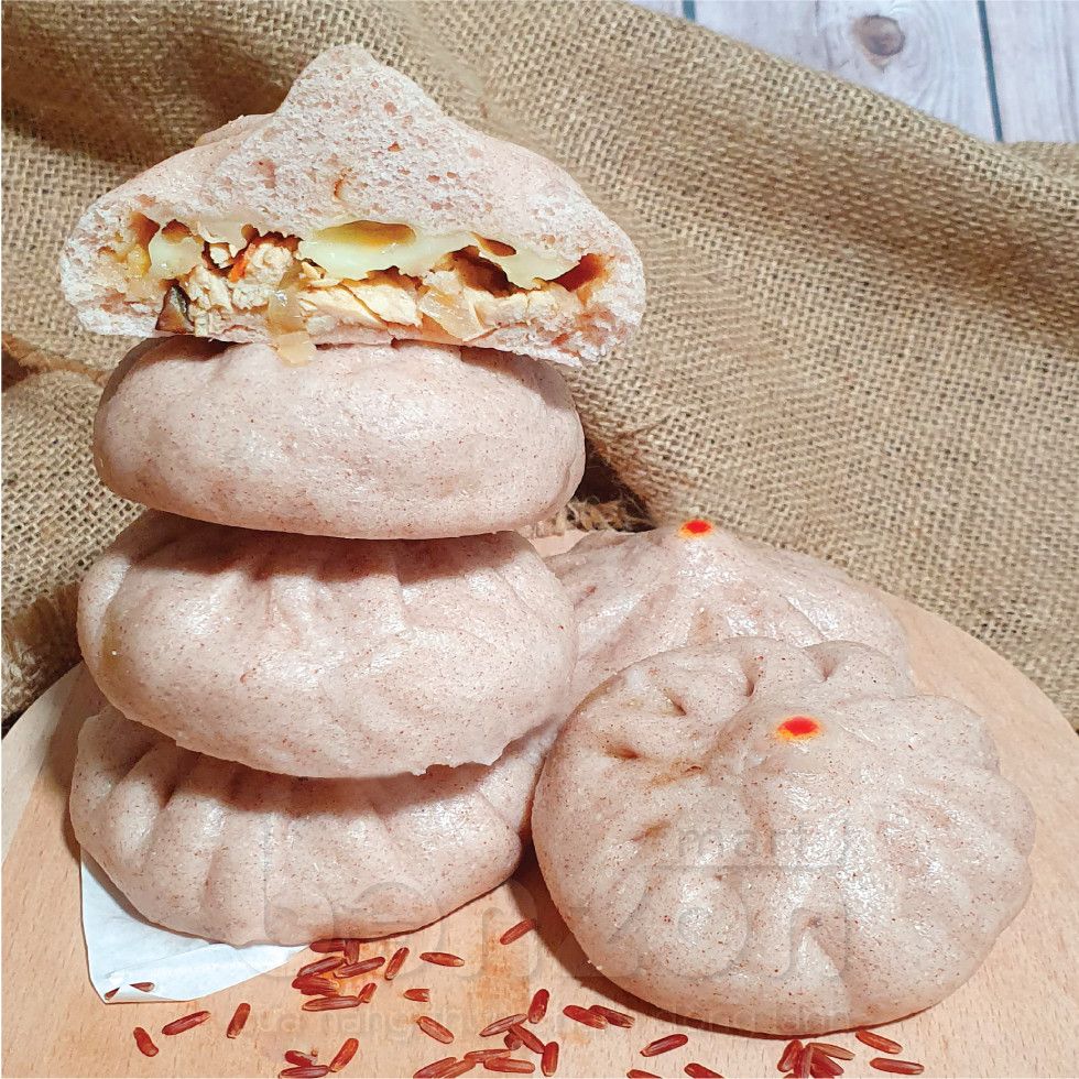 BÁNH BAO GẠO LỨC NHÂN GÀ PHÔ MAI 70g (420g) – BONZON - Siêu Thị Thực Phẩm Tiện Lợi