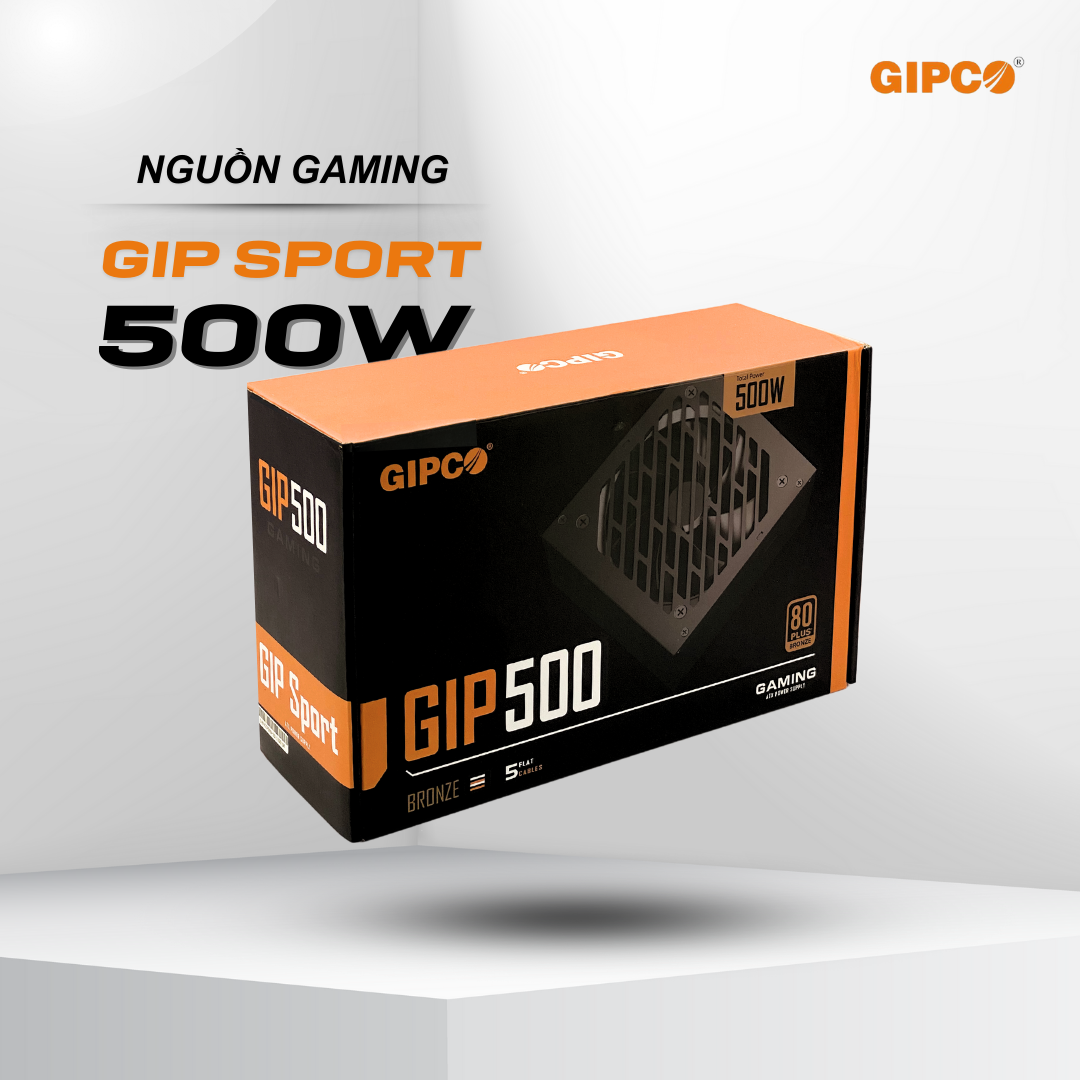 Nguồn GIPCO 500W PLUS Game – GIPCO TECH