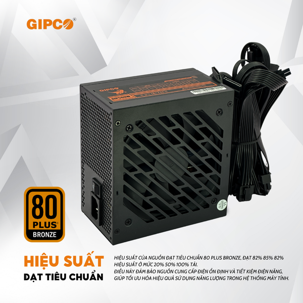 Nguồn GIPCO 500W PLUS Game – GIPCO TECH