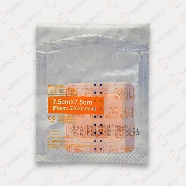 Băng gạc xốp vết thương Therasorb Algi Plus Adhesive 7.5cmx7.5cm – Merinco