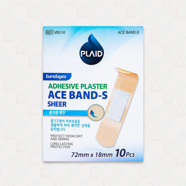 Băng keo cá nhân Ace-band Hàn Quốc 72mmx18mm (10 miếng) – Merinco