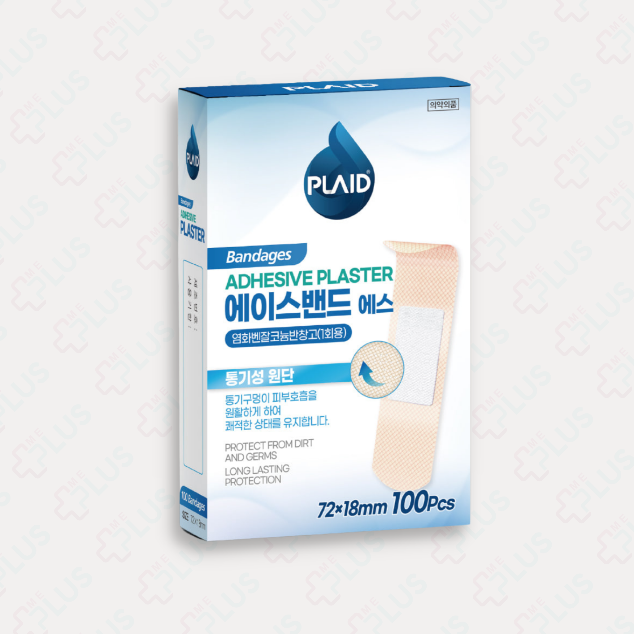 Băng keo cá nhân Ace-band 72x18mm (100 miếng) – Merinco