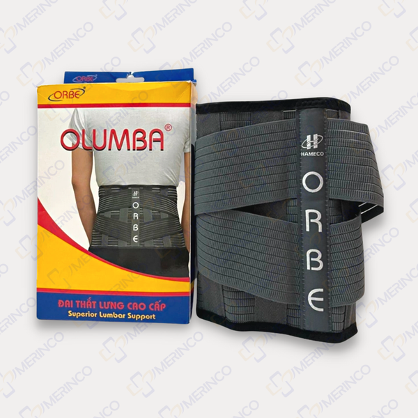 Đai thắt lưng cao cấp Olumba - đai lưng cột sống Orbe – Merinco