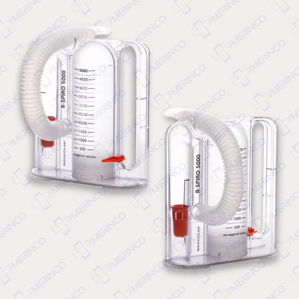 Dụng cụ tập thở phế dung kế B-SPIRO 5000 giúp phục hồi chức năng phổi ...