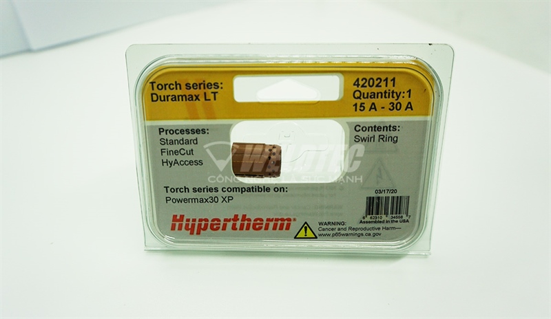 Vòng tạo lốc 30XP 420211 Hypertherm